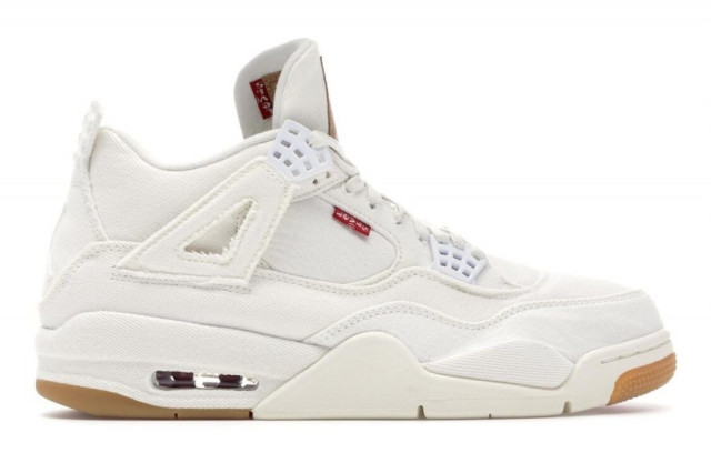 Levi's x Air Jordan 4 Retro 'White Denim' - SneakerCharter.com