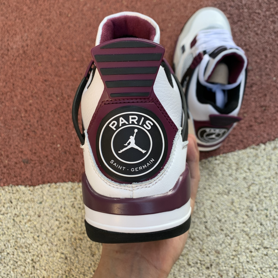 Paris Saint-Germain x Air Jordan 4 Retro 'Bordeaux' - SneakerCharter.com