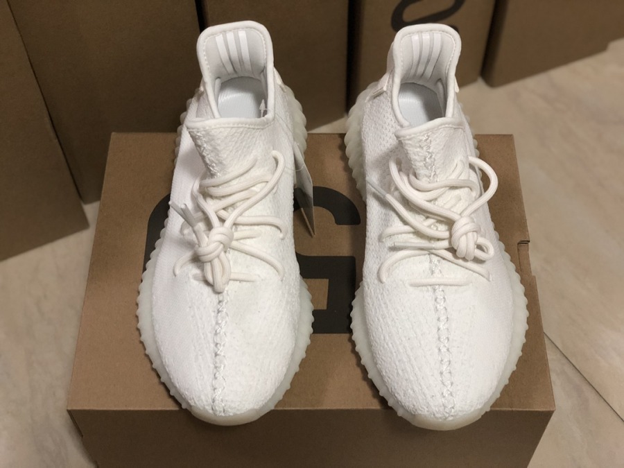 Yeezy Boost 350 V2 'Cream White / Triple White' - SneakerCharter.com