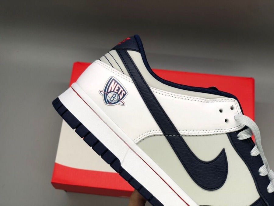 NBA x Nike Dunk Low Retro EMB '75th Anniversary - Nets ...