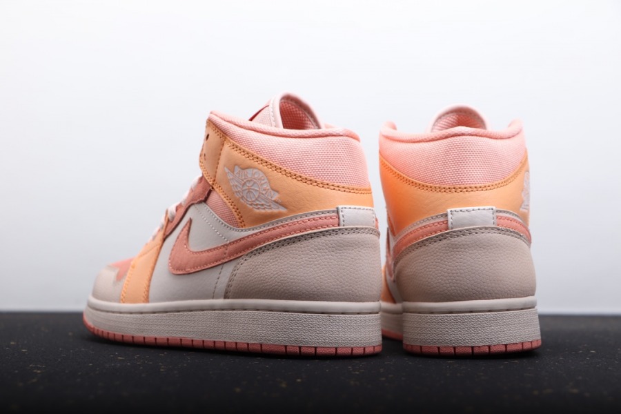 Air Jordan 1 Mid 'Apricot' - SneakerCharter.com