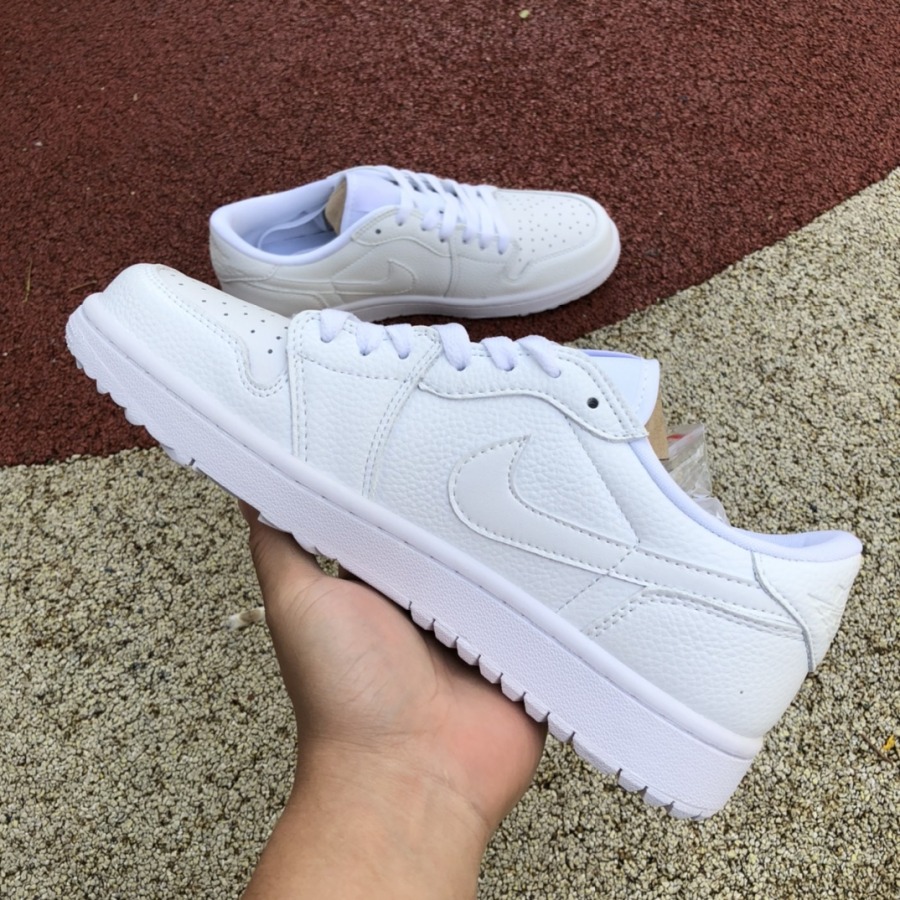 Air Jordan 1 Low Golf 'Triple White' - SneakerCharter.com