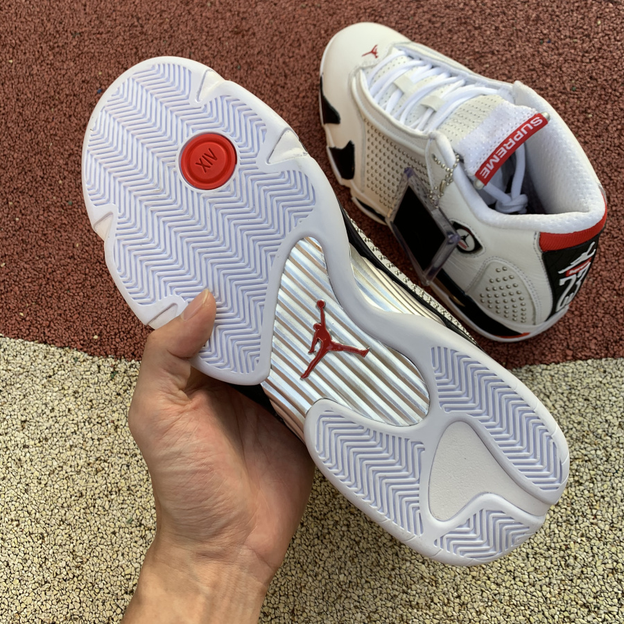 Supreme x Air Jordan 14 Retro 'White' - SneakerCharter.com