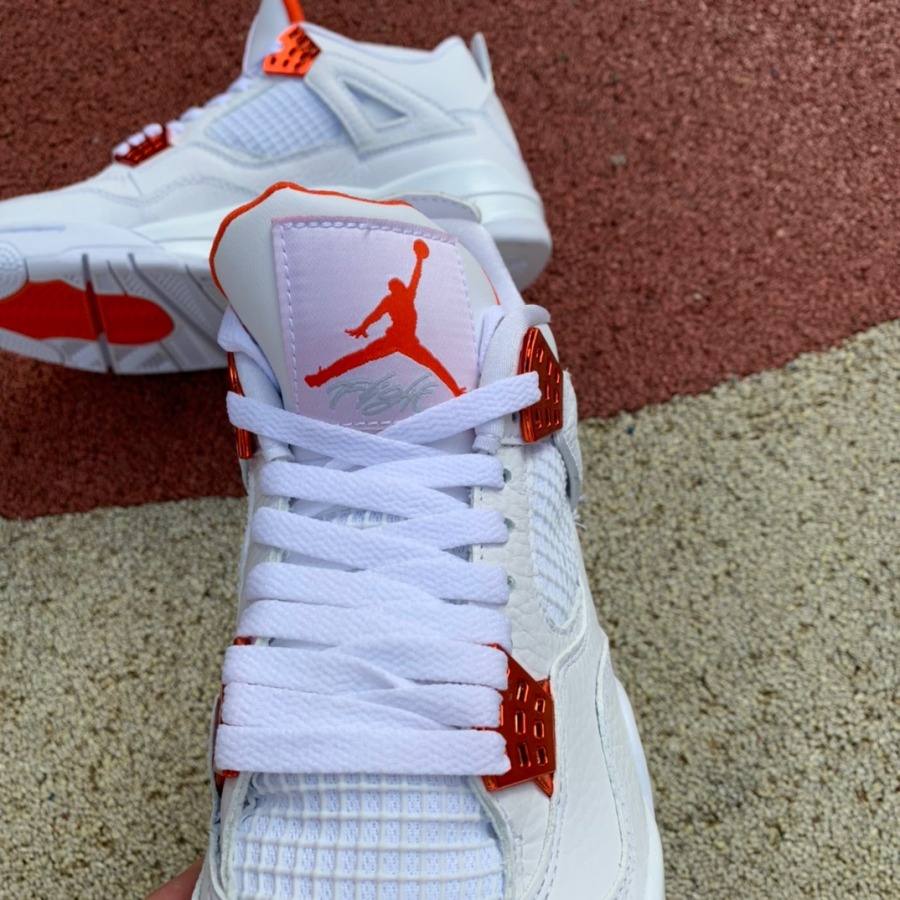 Air Jordan 4 Retro 'Orange Metallic' - SneakerCharter.com