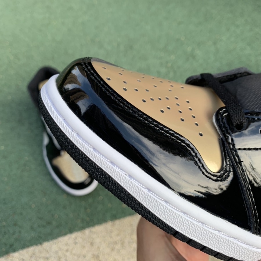 Jordan 1 Retro High NRG Patent Gold Toe - SneakerCharter.com