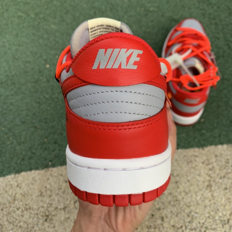 Off-White x Dunk Low 'University Red' - SneakerCharter.com