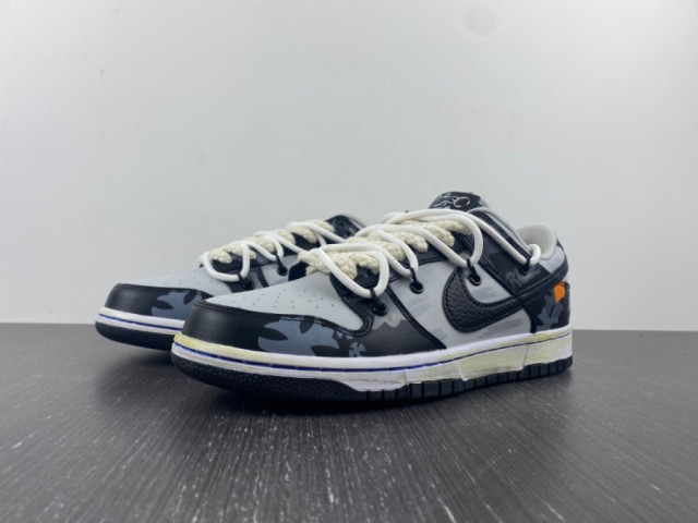 Nike Dunk Low Custom Edition 'Chrome Hearts' - SneakerCharter.com