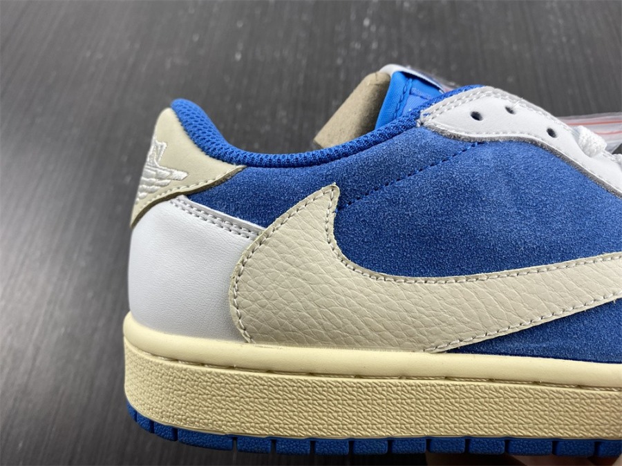 Fragment Design x Travis Scott x Air Jordan 1 Retro Low 'UNC ...