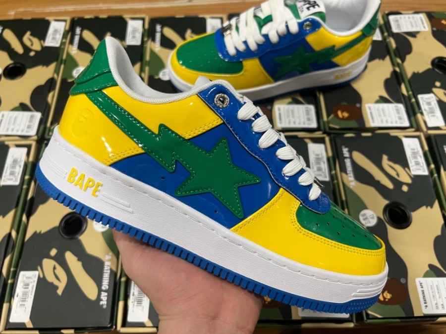 Bape Sk8 Sta Low 'Brazil' - SneakerCharter.com