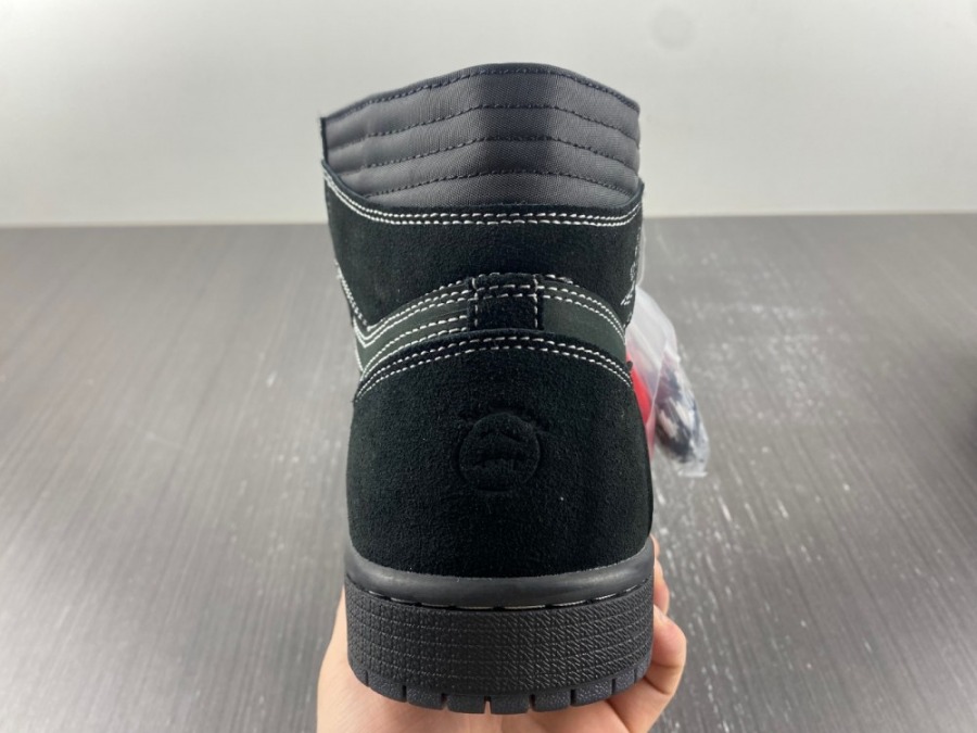 Travis Scott x Air Jordan 1 High OG 'Black Phantom' - SneakerCharter.com