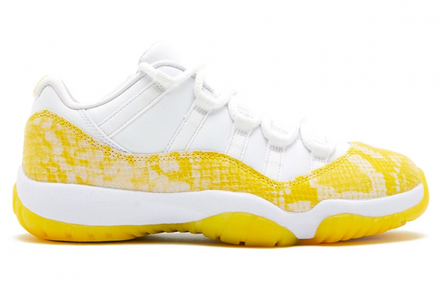 Air Jordan 11 Retro Low 'Yellow Snakeskin' - SneakerCharter.com