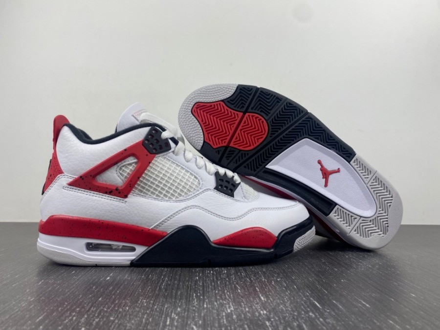Air Jordan 4 Retro 'Red Cement' - SneakerCharter.com