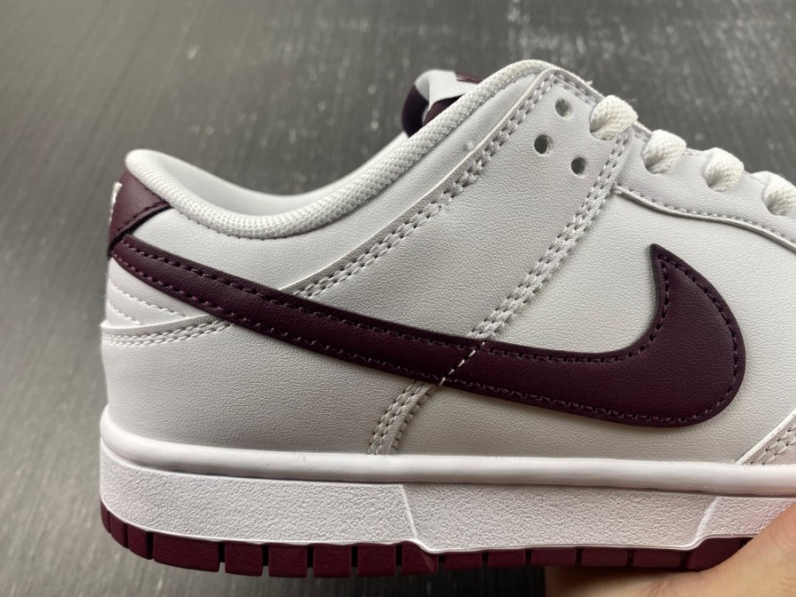 Nike Dunk Low 'White Night Maroon' - SneakerCharter.com