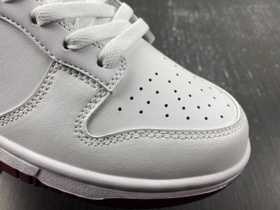 Nike Dunk Low 'White Night Maroon' - SneakerCharter.com