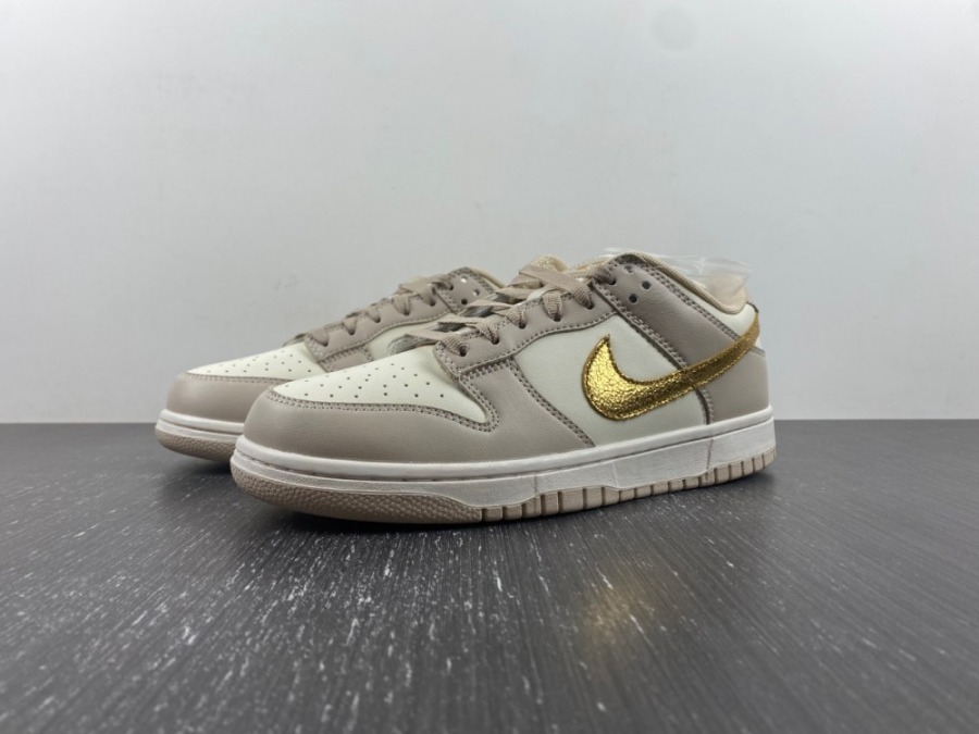 Nike Dunk Low 'Gold Swoosh' - SneakerCharter.com
