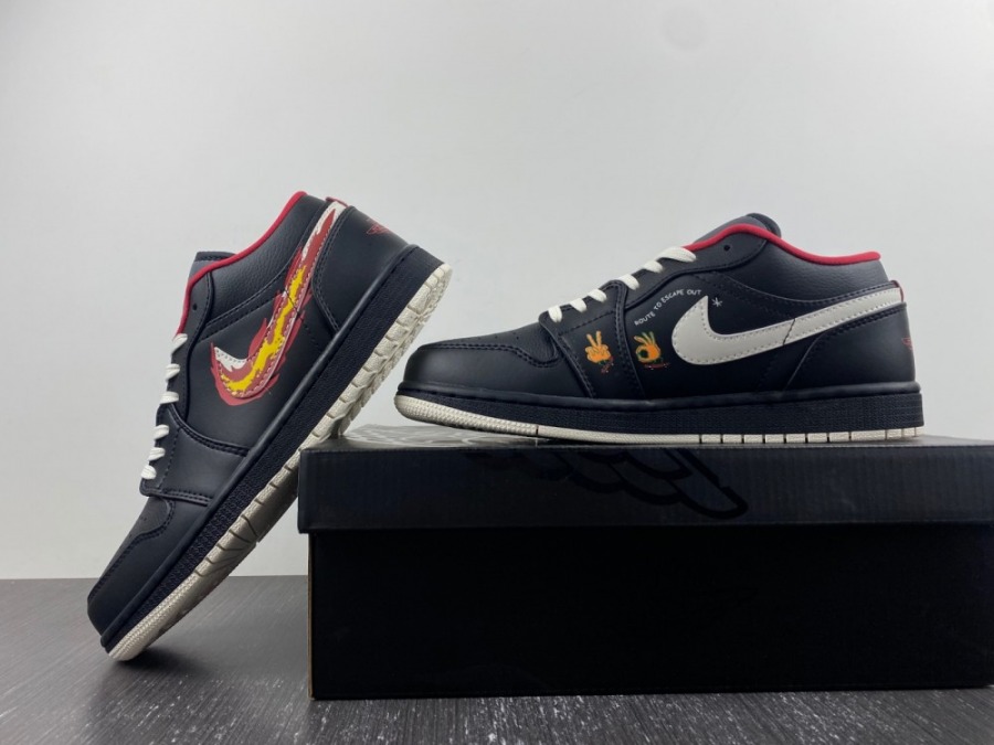Air Jordan 1 Low SE 'Just Skate Black' - SneakerCharter.com