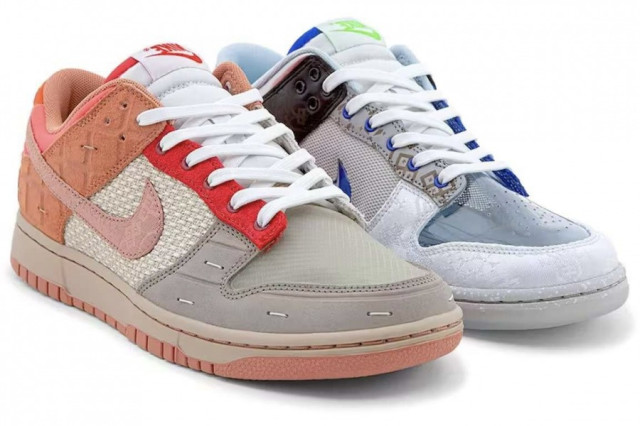 CLOT x Nike Dunk Low SP 'What The' With Trading Card - SneakerCharter.com