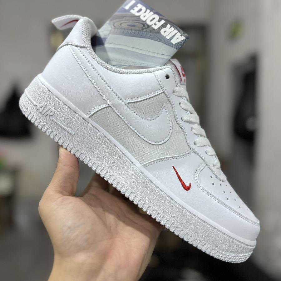 Air Force 1 '07 'Red Mini Swoosh' - SneakerCharter.com