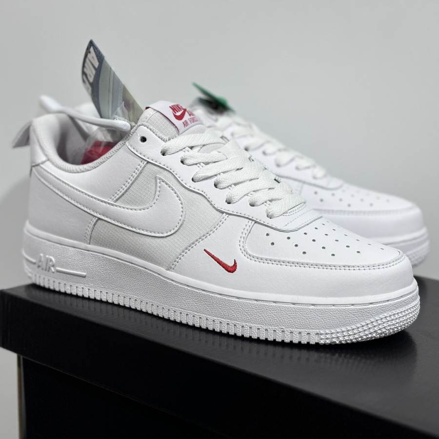 Air Force 1 '07 'Red Mini Swoosh' - SneakerCharter.com
