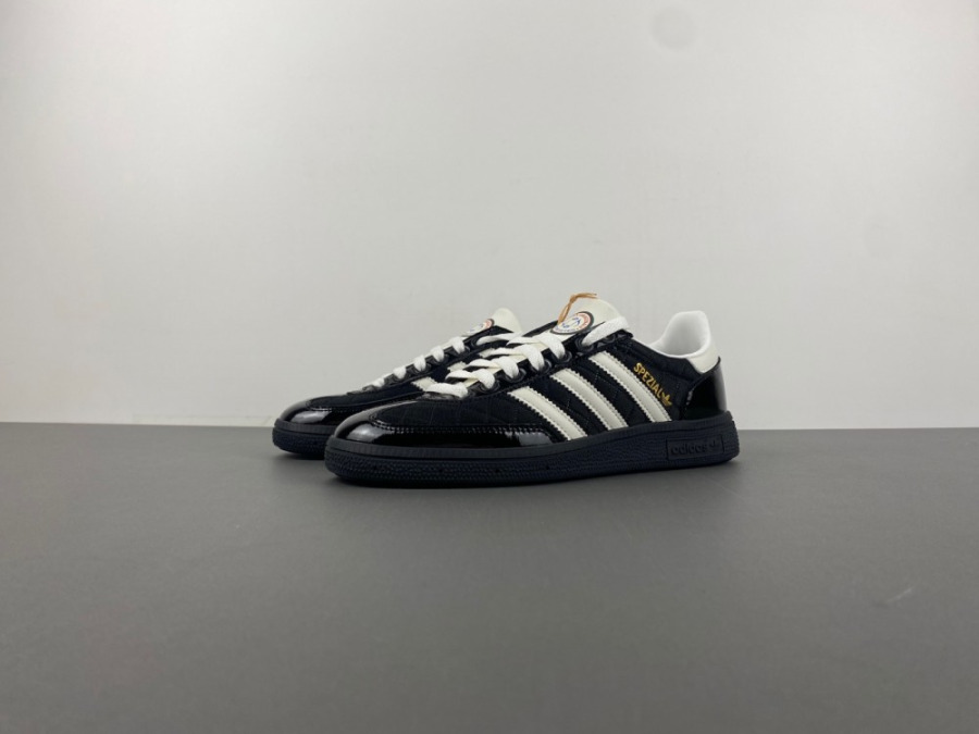 The Blue Trio x Adidas Handball Spezial 'Black White' - SneakerCharter.com