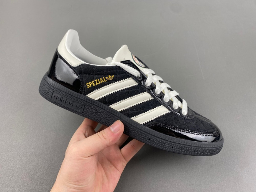 The Blue Trio x Adidas Handball Spezial 'Black White' - SneakerCharter.com