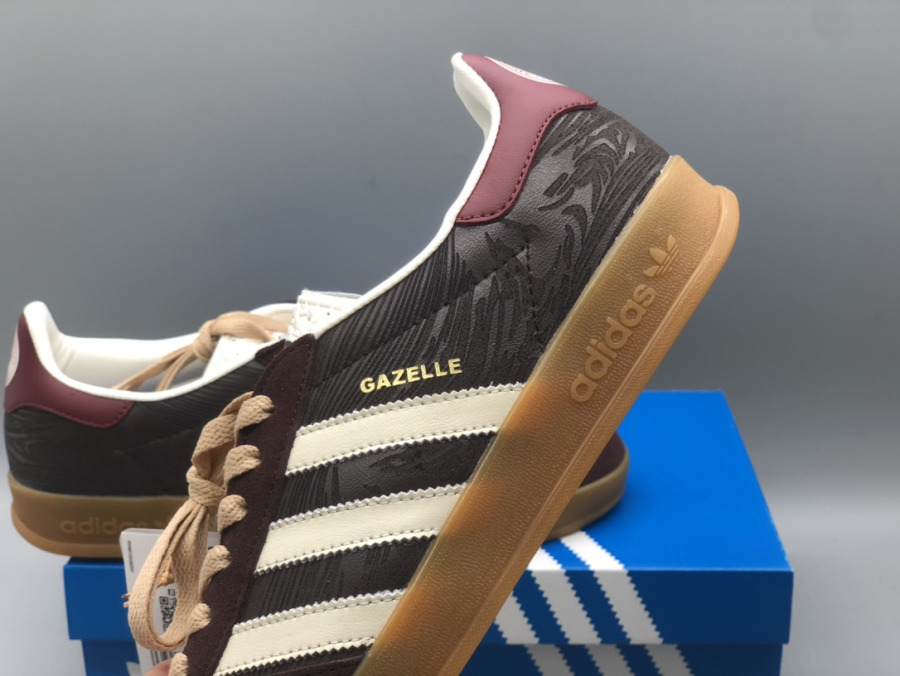 The Blue Trio x Adidas Gazelle Indoor 'Bronze Light Brown ...